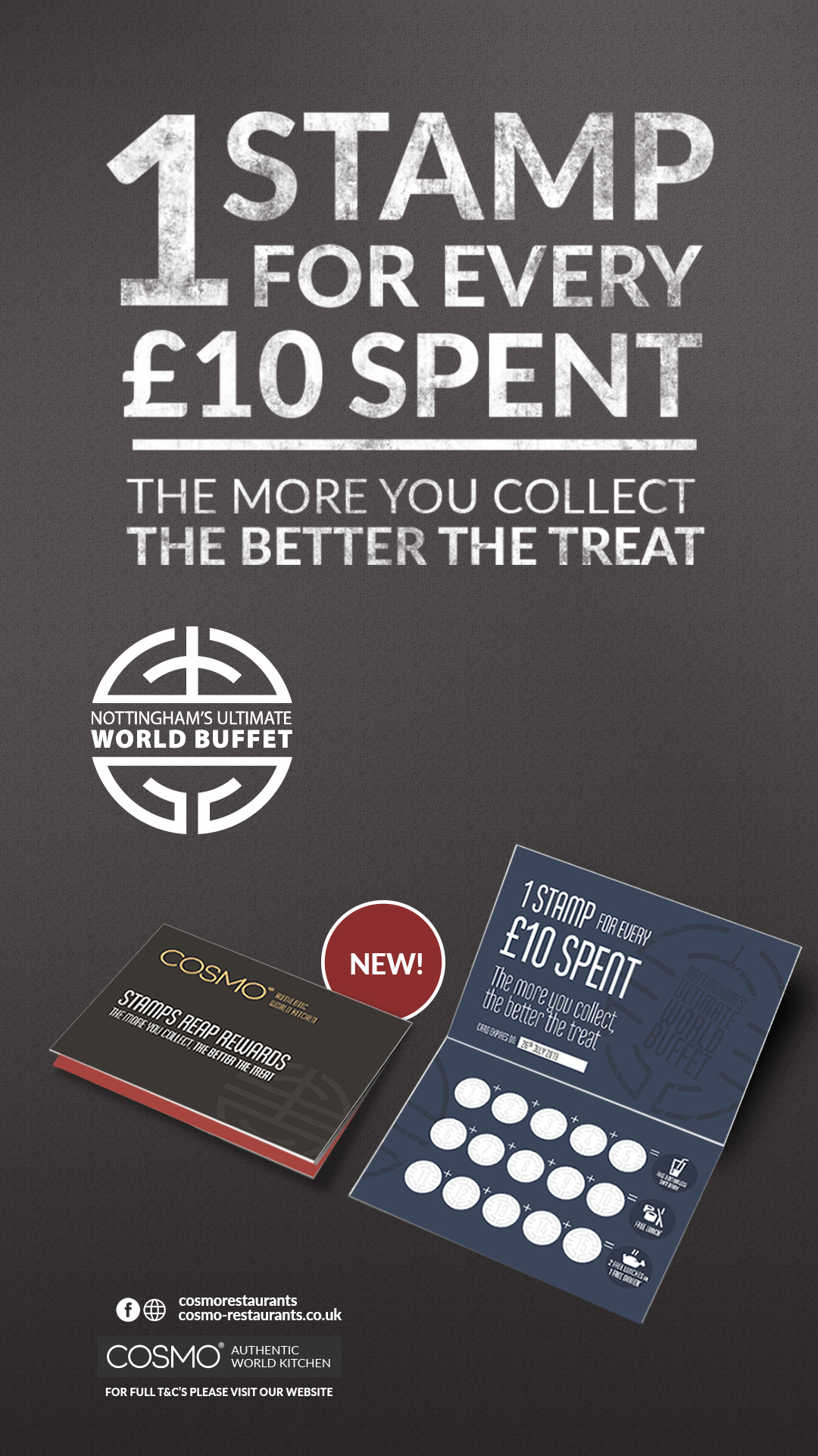 Loyalty Card at COSMO Nottingham - World Buffet Restaurants | Authentic ...